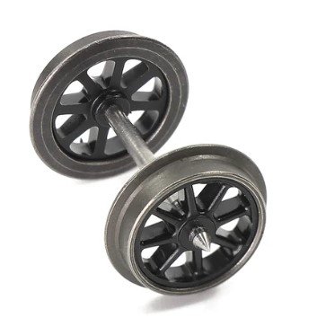 ER hjul 1:87 ( H0 ) 4 aksler isoleret. - Tilbehør modeltog - Witzel Hobby